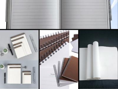 China Eco Friendly Wood Free Waterproof Notebook Stone 100gsm 120gsm for sale