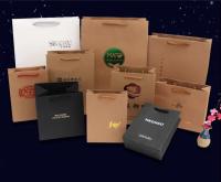 China Promotional Gift Printed Kraft Paper Bag With Twisted Handle for sale