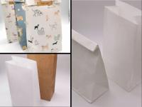 China Moisture Proof Grease Proof Folding Paper Packaging Fast Food Bag for sale