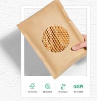China 100% Paper Biodegradable Self Adhesive Courier Bags Padded Mailers for sale