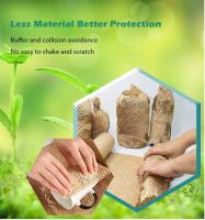 China Biodegradable Uncoated Honeycomb Cushioning Paper Packaging Roll for sale