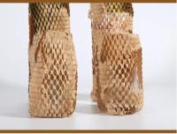 China Eco Friendly Buffer Kraft Wrapping Paper Cushion Void Filling Roll for sale