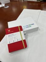 China Reused Eco Friendly Stone Paper Notebook Stationery Luxury Gift Set for sale
