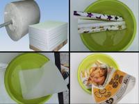 China Recyclable Stone Paper Sheets 0.1mm Thickness Rich Mineral Waterproof For Menu And Map for sale