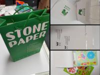 China Photodegradable Waterproof Stone Paper Eco Friendly For Publishing Promoting for sale