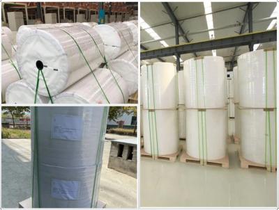 China Waterproof Biodegradable Smooth Texture Stone Paper Roll Without Air Water Pollution for sale