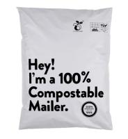 China Biodegradable Shipping Padded Envelopes Self Seal Kraft Paper Compostable Poly Mailer for sale