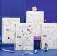 China Eco Friendly Offset Printing Stone Paper Custom Design Wire-O PVC Softcover Notebook For school and promotion for sale