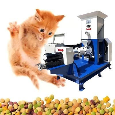 China Customizable Cat Food Making Machine 120kg/H 240kg/H Pet Food Extruder for sale