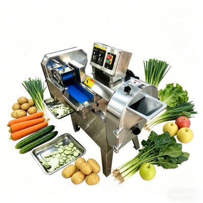 China 300kg/H-500kg/H Industrial Vegetable Slicer Machine CE ISO Approval for sale