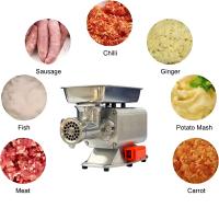 China 1.5Kw Household Meat Mincer 350kg/H Meat Grinder Machine Commercial for sale