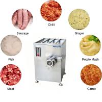 China 450kg/H 750kg/H Restaurant Meat Grinder Mincer Twin Screw Feeding for sale