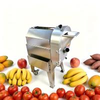 China IP 65 Water Proof High Capacity CE Certification Energy Saving Fruit Vegetable Cube Cutting Machine For Apple Mango Banana Sweet Potato Taro for sale