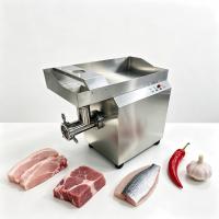 China Food Grade Washable Durability Double Screw Space Saving Meat Grinder Mincer Machine For Fresh Meat Onion Garlic for sale