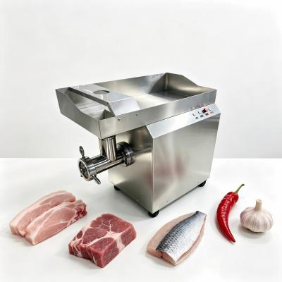 China Food Grade Washable Durability Double Screw Space Saving Meat Grinder Mincer Machine For Fresh Meat Onion Garlic for sale