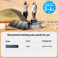 China 4000 Times Portable Power Station Factory 1000Wh Lifepo4 Solar Generator for sale
