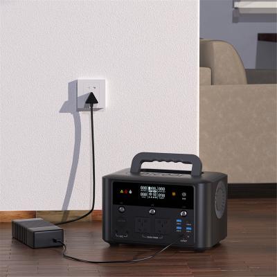 China Customization 600Wh Outdoor Power Station A500 Mobile Powerstation Lifepo4 for sale
