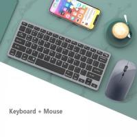 China 2.4G BT3.0 BT5.0 Laptop Computer Bluetooth Wireless Keyboard Mouse Combos for sale