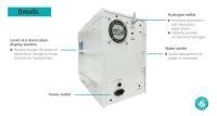 China QL-1000 455mmx360mmx352mm PEM H2 Hydrogen Electrolyzer Generator Stack For Lab for sale