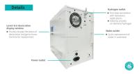 China 300ml/Min Pem Technology Electrolyzer Hydrogen Generator For FID GC And CE Certified for sale