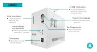 China QL-500 Hydrogen Generator Electrolyzer For Industrial Use FID GC 500ml/Min 17KG for sale