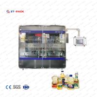 China 3000BPH Automatic Linear Piston Oil Filling Machine For Edible Oil Peanut Sunflower Oil for sale