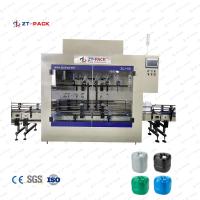 China Acid Drum Filler Automatic Plastic PVC Corrosive Liquids 5L 10L 20L Bleach HCL Filling Machine for sale