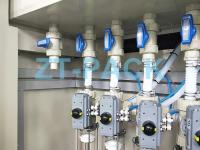 China Acid Drum Filler Automatic Plastic PVC Corrosive Liquids 5L 10L 20L Bleach HCL Filling Machine for sale