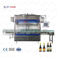 China Gravity Low Viscous Watery Liquid Filling Machine Line for Vinegar Soy Sauce Wine for sale
