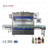 China Edible Vinegar Soy Sauce Gravity Liquid Bottle Filling Machine Automatic for sale