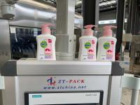 China Linear Piston Gel Liquid Detergent Hand Soap Dishwasher Plastic Bottle Filling Machine for sale