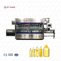 China Vegetable Edible Oil Filling Machine For Sunflower Oil Production Packing Line for sale