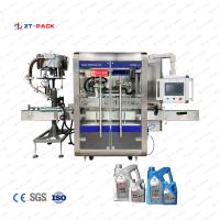 China Lube Oils Packaging Line 1L-5L With Auto Filling Capping Sealing Labeling Machines for sale
