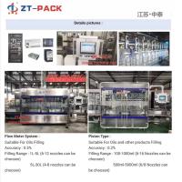 China High Speed 4000BPH Flow Meter Linear Filling Machine For Lube Oil Motor Oil for sale