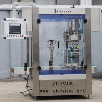 China Pneumatic Screw Single Head Drum Capping Machine for Lubricant Oil Plastic PET Drum for sale