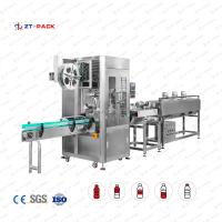China High Capacity Shrink Sleeve Labeling Machine With Steam Or Electrical Heating Tunnel for sale