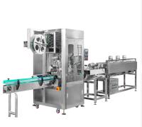 China High Capacity Shrink Sleeve Labeling Machine With Steam Or Electrical Heating Tunnel for sale