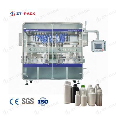China Automatic Pesticide Filling Machine For Bottle Type Fertilizer Chemical Packing for sale