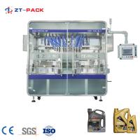 China Auto Plastic Bottle Jerry Can Lubricant Oil Filling Packing Machine 1L~5L for sale