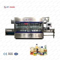 China Automatic PET HDPE Bottle Filling Packing Machine For Cookie Oil Vegetable Oil for sale