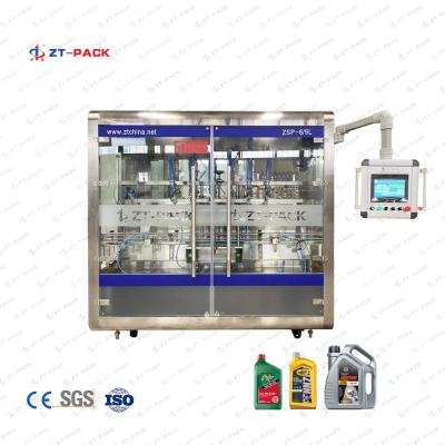 China Automatic Engine Oil Packaging Filling Machine For Lubricant Motor Oil Filler Capper for sale