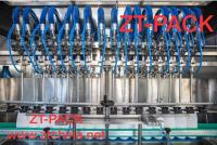 China Linear Piston Servo Motor Filling Machine For Sunflower Edible Oil Vegetable Oil for sale