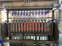 China Linear Piston Servo Motor Filling Machine For Sunflower Edible Oil Vegetable Oil for sale
