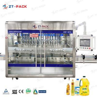 China Linear Piston Filling Machine For Vegetale Oil Edible Oil Cookie Oil Bottle for sale