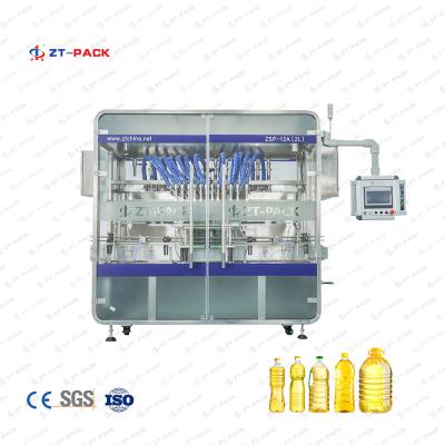 China High Accuracy Cookie Oil Mustard Oil Edible Oil Bottle Piston Filling Packing Machine 3KW for sale