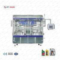 China Pneumatic Liquid Bottling Machine 1000kg 100ml Lubricant Filling Line for sale