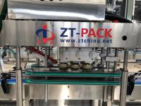 China 2.4kw Cap Tightening Machine Stainless Steel 5000bph 0.5mpa Lid Press Machine for sale