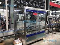 China Flat Square Cap Tightening Machine 1000bph Oil Bottle Cap Sealing for sale
