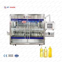 China Servo 500ml Edible Oil Filling Machine 6 Head High Viscosity Piston Filler for sale