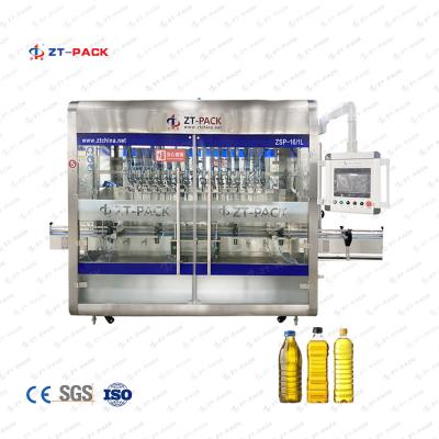 China Rapeseed Olive Oil Liquid Bottle Filling Machine 1l Inline Liquid Filler for sale